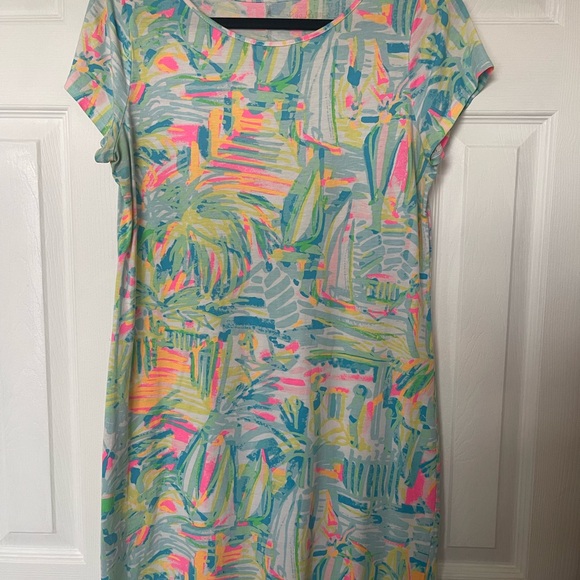 Lilly Pulitzer | Dresses | Lilly Pulitzer Pastel Abstract Print Dress ...